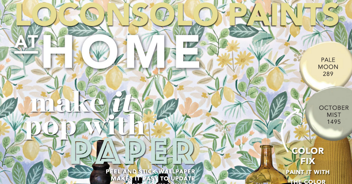 Loconsolo Paints Featured in At Home Magazine Spring Edition